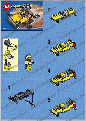 LEGO 6519 Turbo Tiger Instructions and Parts List