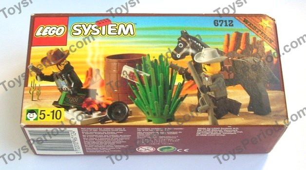 LEGO 6712 Sheriff's Showdown Instructions and Parts List