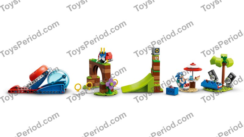 LEGO 76990 Sonic's Speed Sphere Challenge Set Parts List
