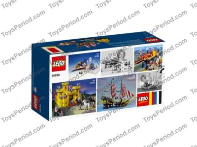 LEGO 40290 60 Years of the LEGO Brick Set Parts List