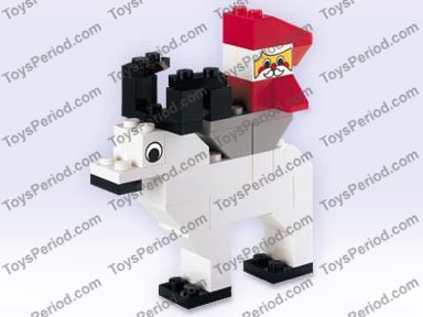 LEGO 1129-2 Santa on Reindeer Instructions and Parts List