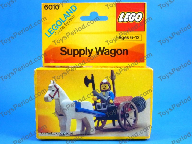Castle Theme Sets - LEGO 6010 Supply Wagon Vintage 1984 Castle Theme ...