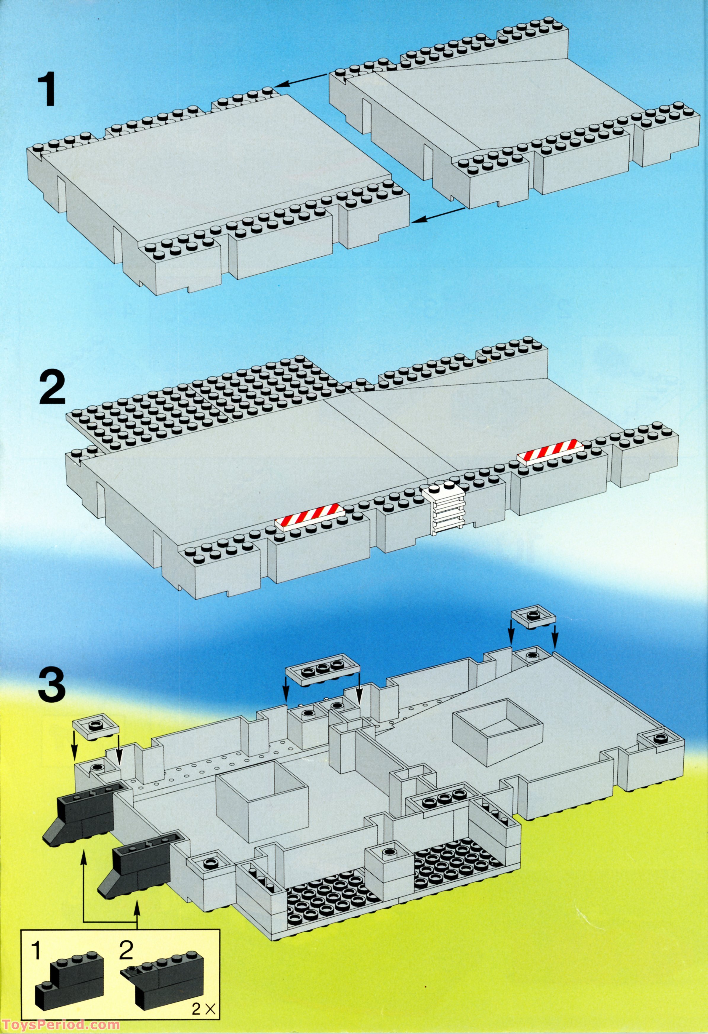 LEGO 6540 Pier Police Instructions and Parts List