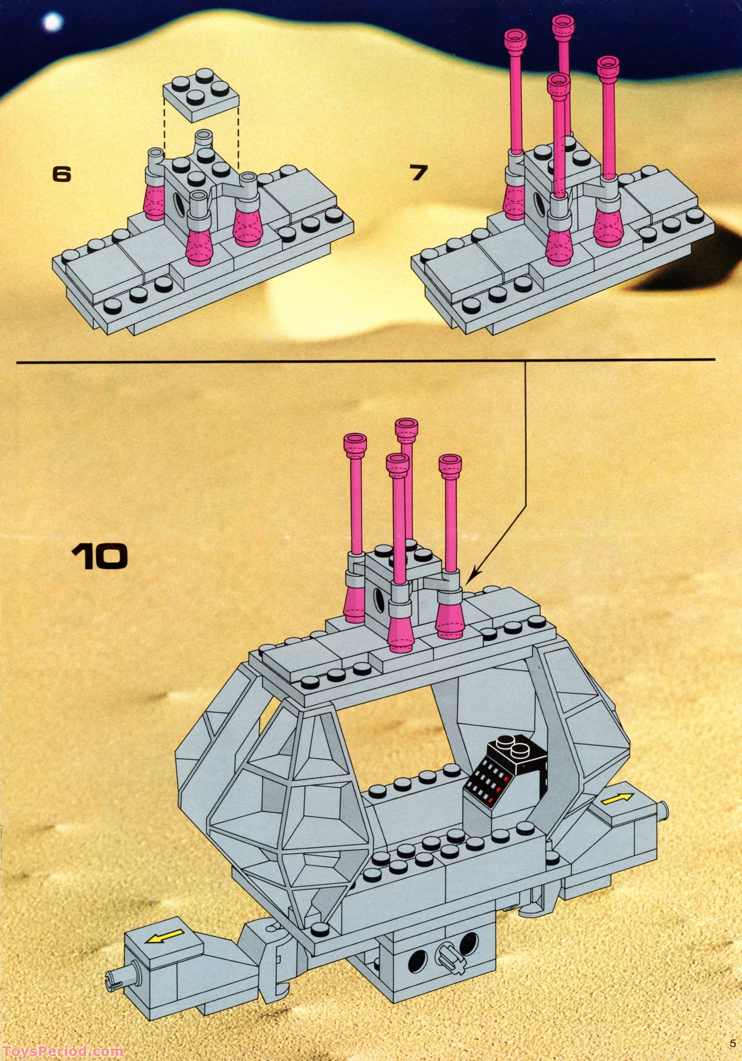 LEGO 6952 Solar Power Transporter Instructions and Parts List