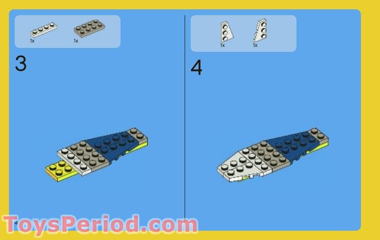 LEGO 6912 Super Soarer Instructions and Parts List