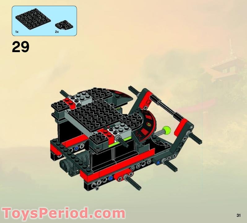 LEGO 70504 Garmatron Instructions and Parts List