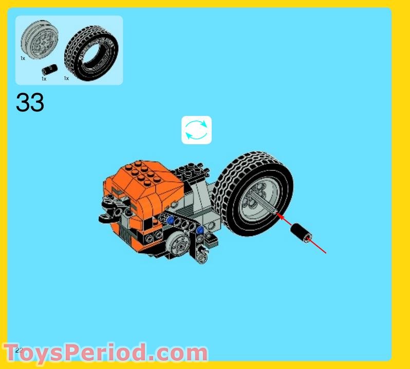 LEGO 7291 Street Rebel Instructions and Parts List