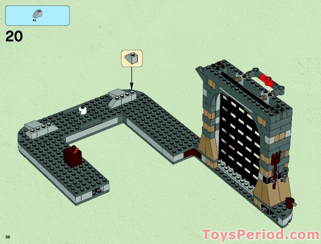 LEGO 75005 Rancor Pit Instructions and Parts List