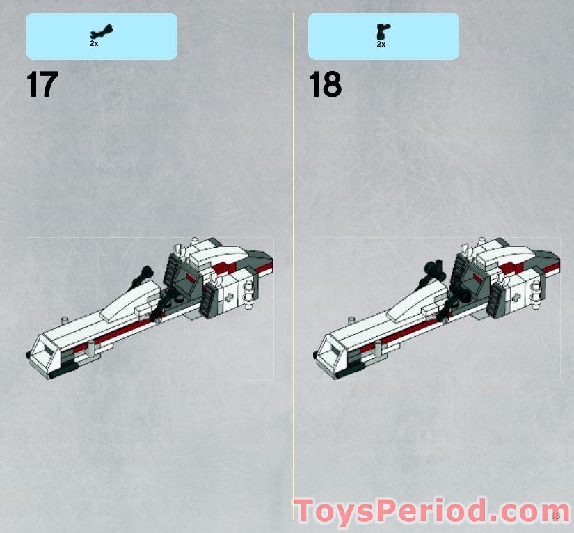 LEGO 7869 Battle for Geonosis Instructions and Parts List