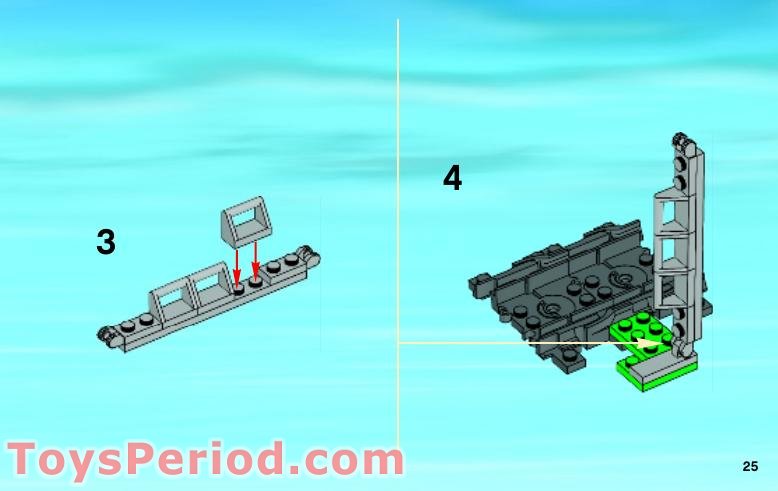LEGO 7938 Passenger Train Instructions and Parts List