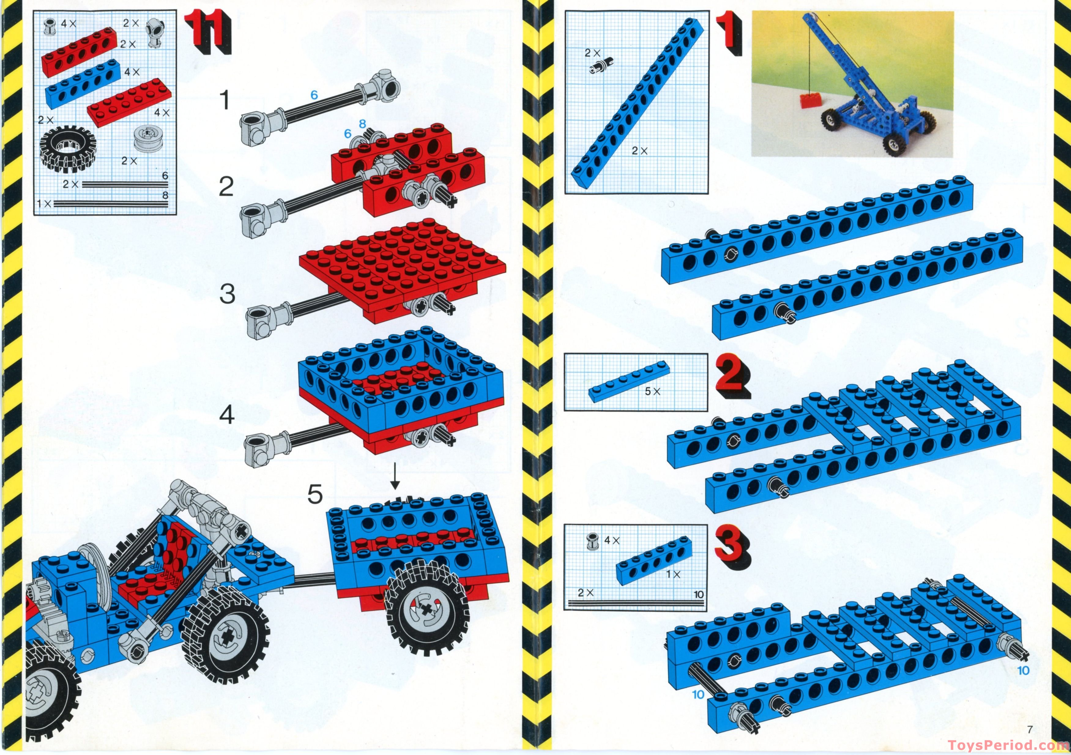 LEGO 8035 Universal Building Set Instructions and Parts List