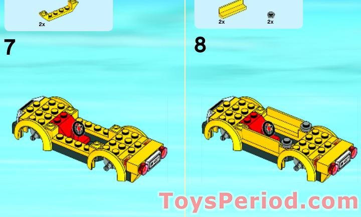 LEGO 4207 City Garage Instructions and Parts List