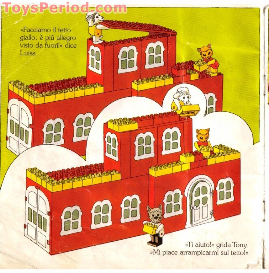 LEGO 347-3 Hospital - Lucy Lamb and Charlie Cat Visit Doctor Dog ...