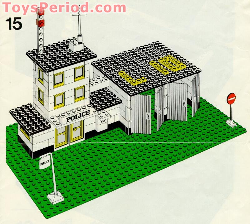 LEGO 370 Police Headquarters Instructions and Parts List