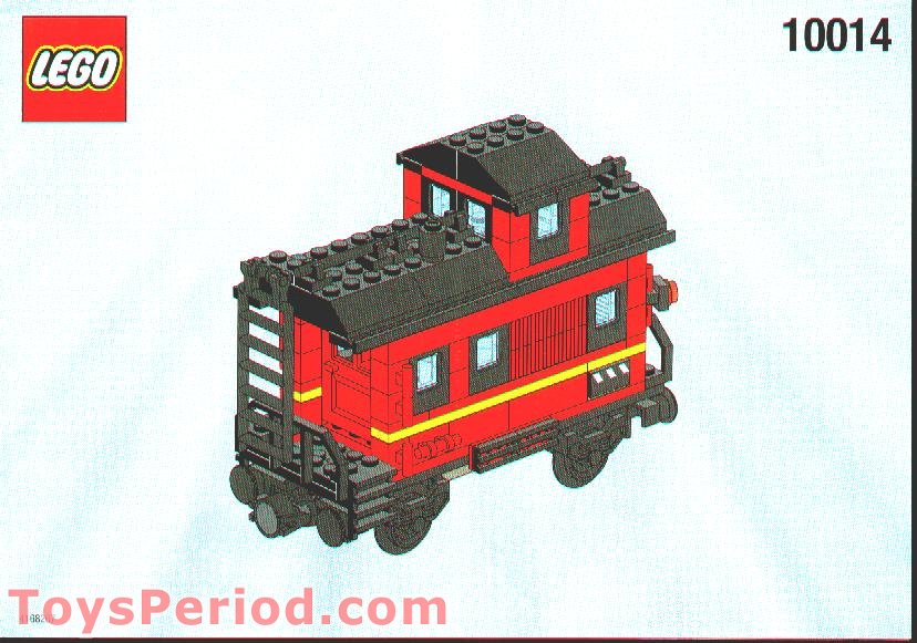 LEGO 10014 Caboose Instructions and Parts List