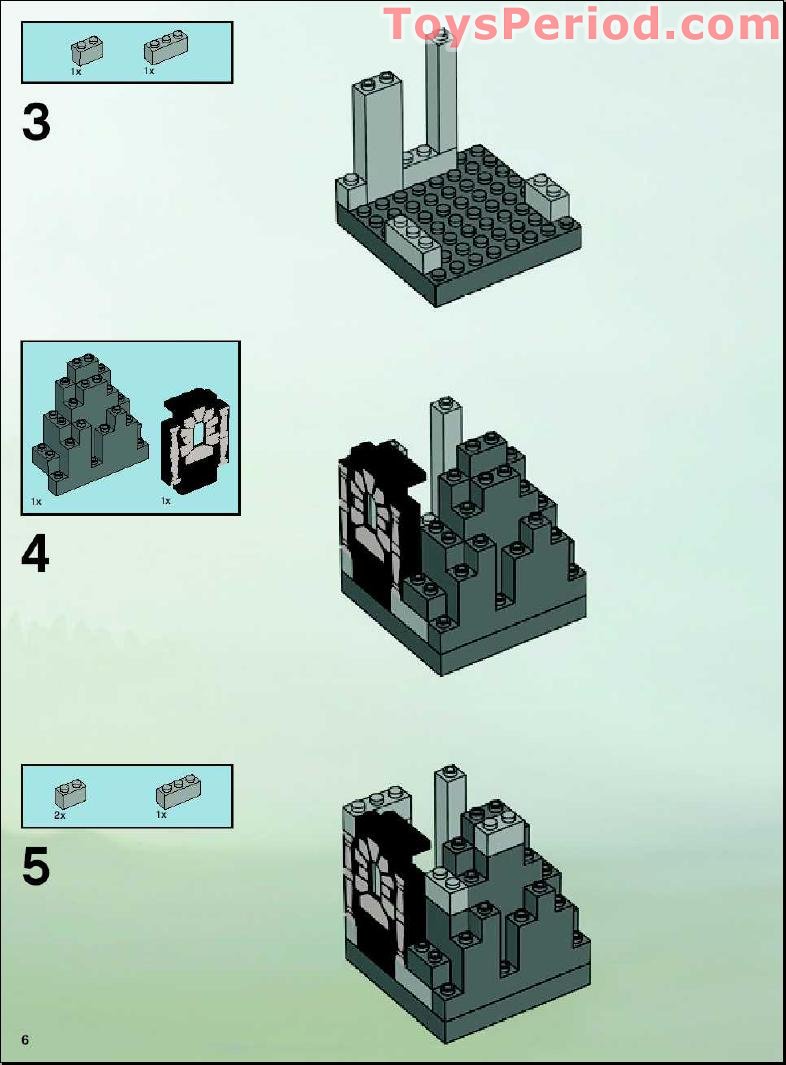 LEGO 10176 Royal King's Castle Instructions and Parts List
