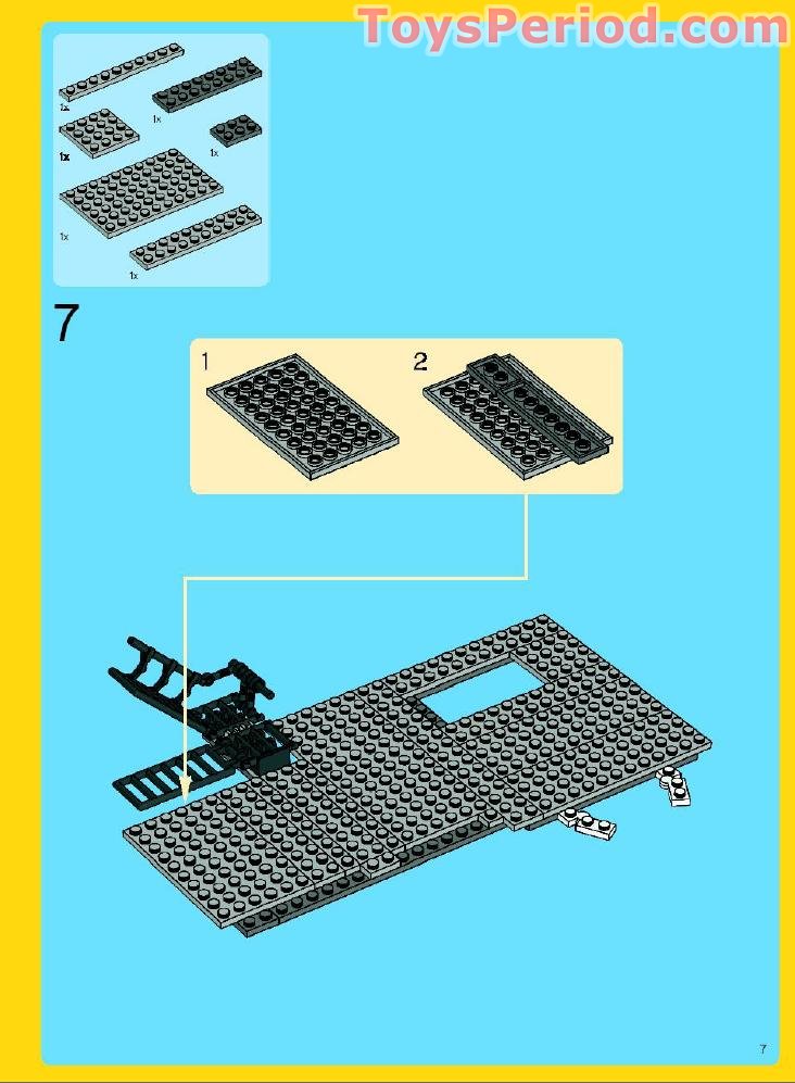 LEGO 10185 Green Grocer Instructions and Parts List