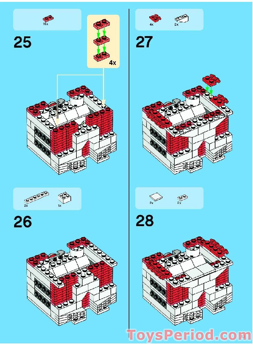 LEGO 10192 Space Skulls Instructions and Parts List