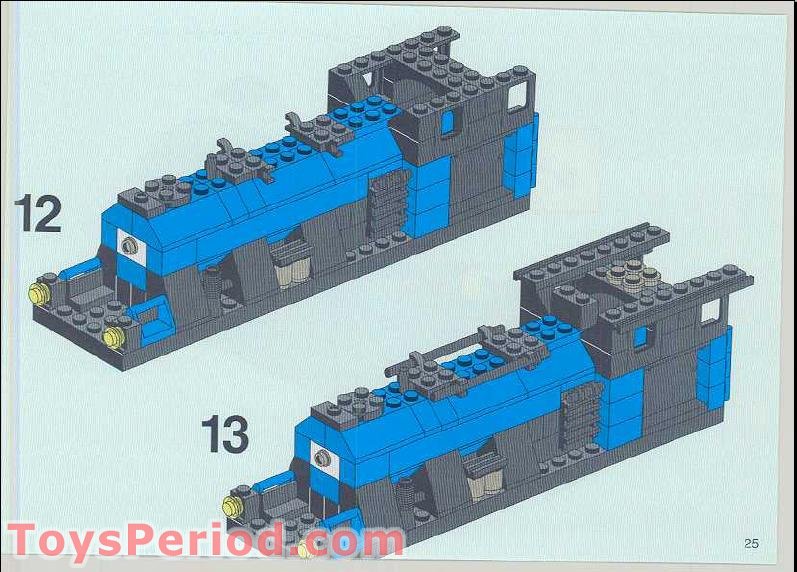LEGO 3741 My Own Train - Large Engine, Plain Without Trim Instructions ...