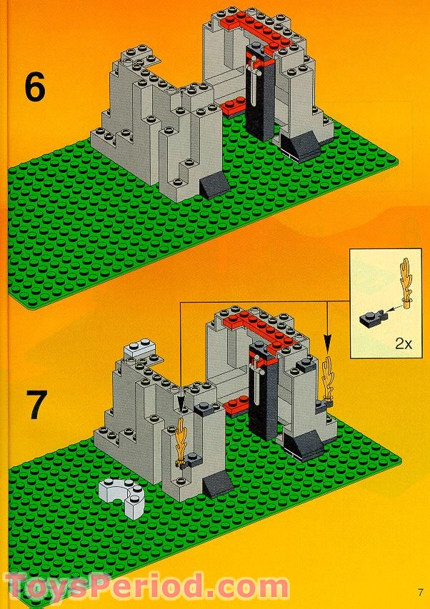 LEGO 6046 Hemlock Stronghold Instructions and Parts List