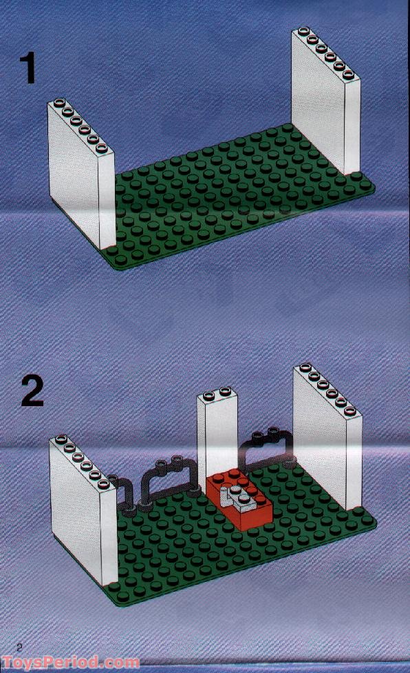 LEGO 6332 Command Post Central Instructions and Parts List