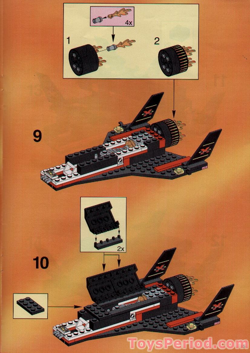 LEGO 6582 Daredevil Flight Squad Instructions and Parts List