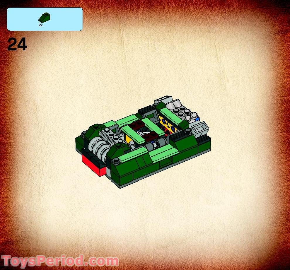 LEGO 7626 Jungle Cutter Instructions and Parts List