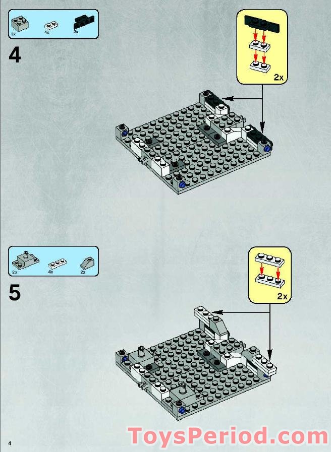 LEGO 7659 Imperial Landing Craft Instructions and Parts List
