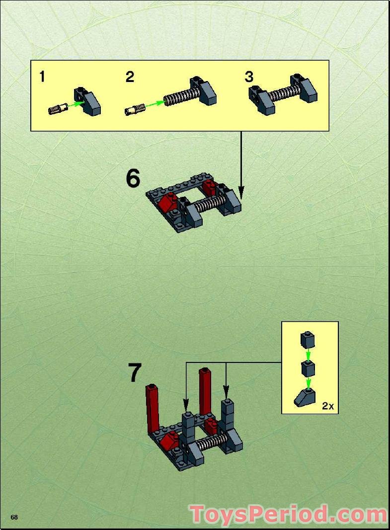 LEGO 8759 Battle of Metru Nui Instructions and Parts List