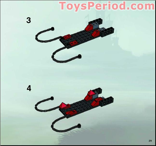 LEGO 8800 Vladek's Siege Engine Instructions and Parts List