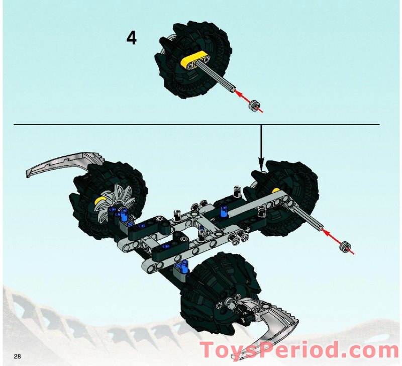 LEGO 8994 Baranus V7 Instructions and Parts List