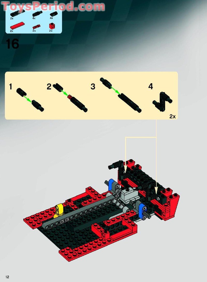 LEGO 8156 Ferrari FXX 1:17 Instructions and Parts List