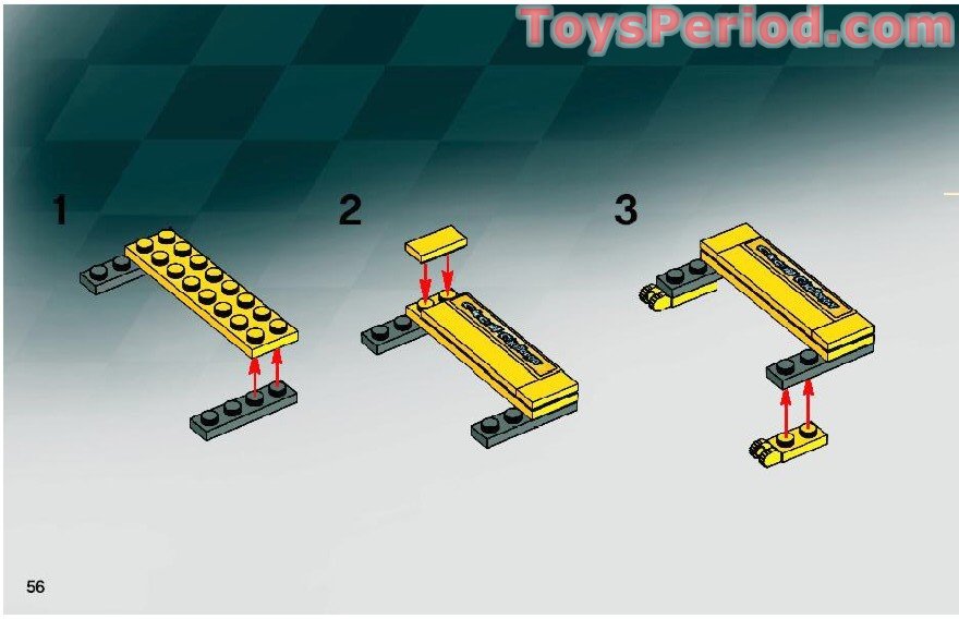 LEGO 8183 Track Turbo RC Instructions and Parts List