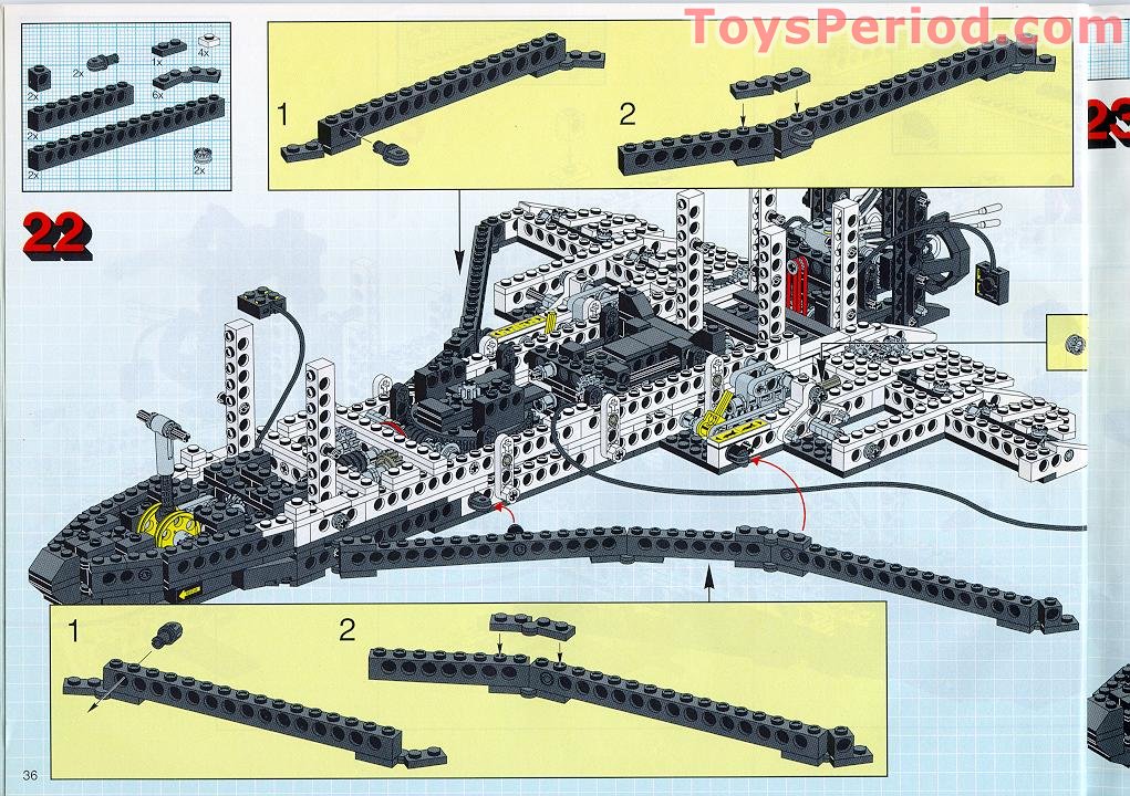 LEGO 8480 Space Shuttle Instructions and Parts List