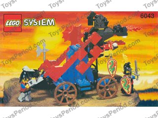 LEGO 6043 Dragon Defender Instructions and Parts List