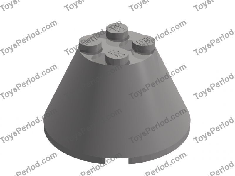 LEGO Sets with Part 3943a Cone 4 x 4 x 2 without Axle Hole