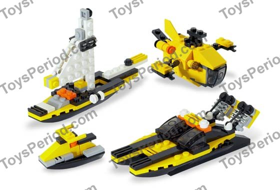 LEGO 4505 Sea Machines Instructions and Parts List
