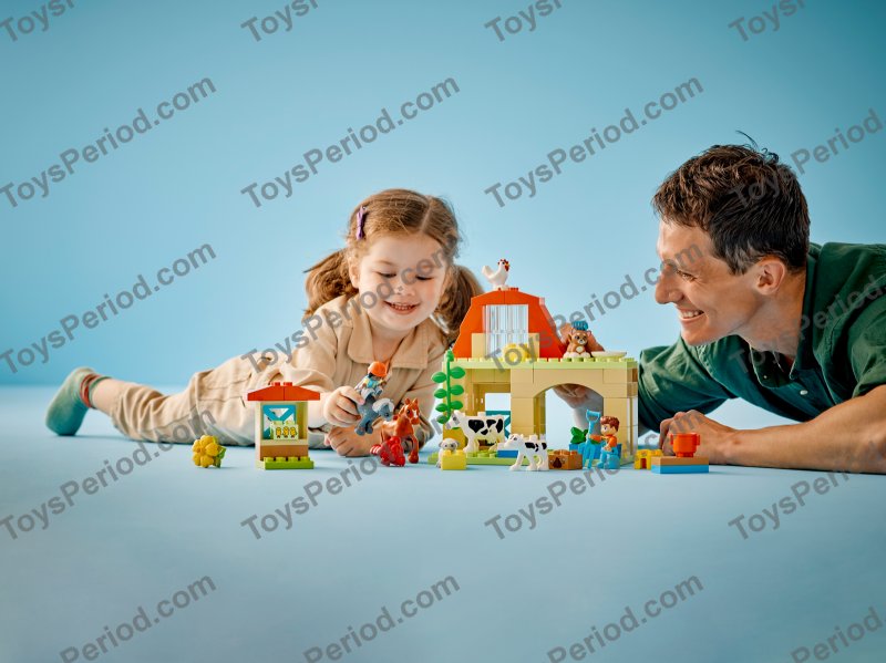 LEGO 10416 Caring for Animals at the Farm Set Parts List
