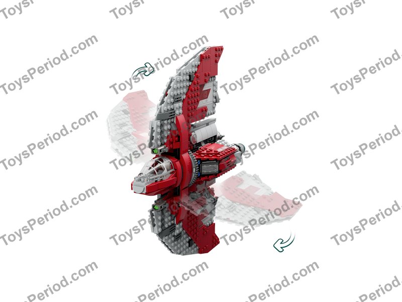 LEGO 75362 Ahsoka Tano's T-6 Jedi Shuttle Set Parts List