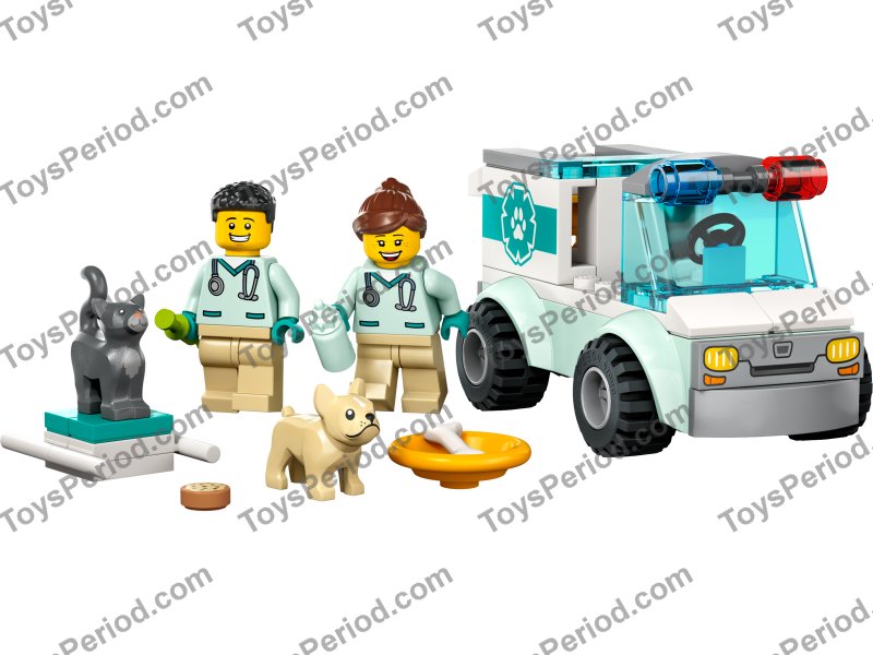 LEGO 60382 Vet Van Rescue Set Parts List