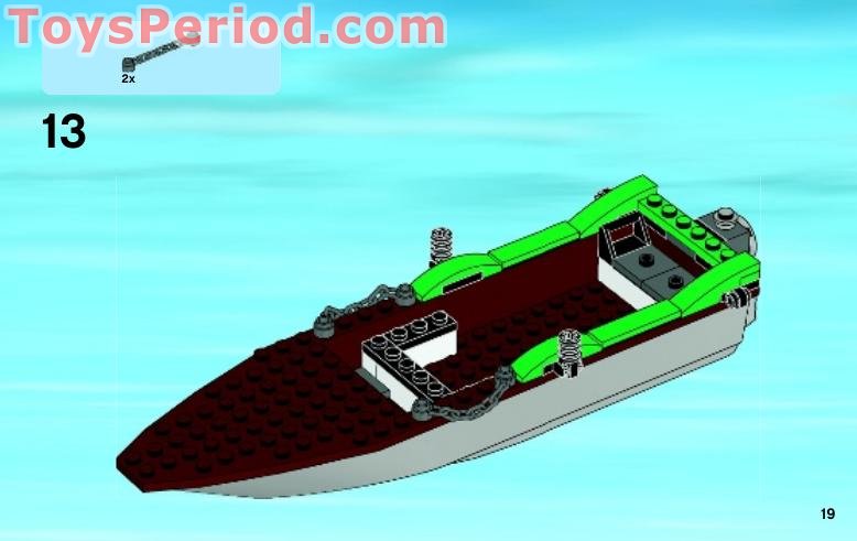 LEGO 60015 Coast Guard Plane Instructions and Parts List