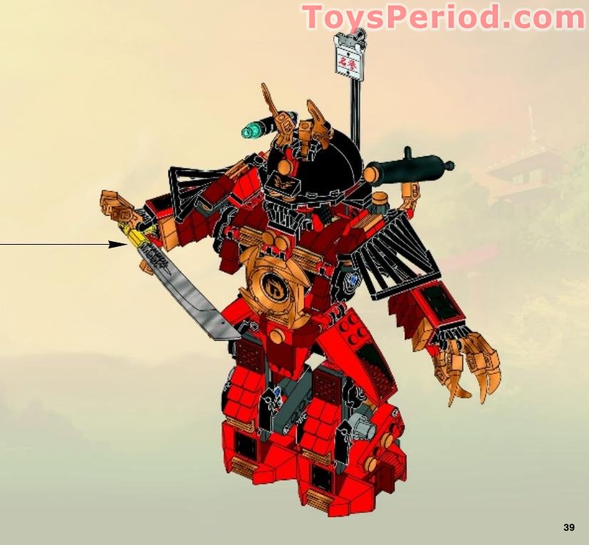 LEGO 9448 Samurai Mech Instructions and Parts List