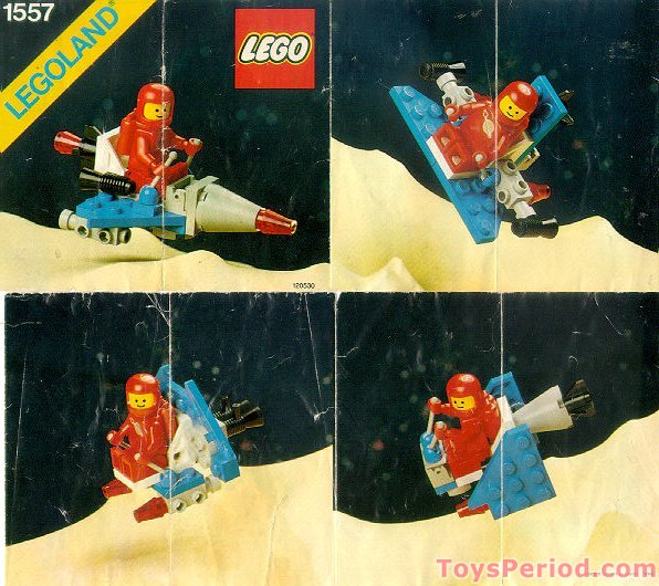 LEGO 1557 Space Scooter Instructions and Parts List