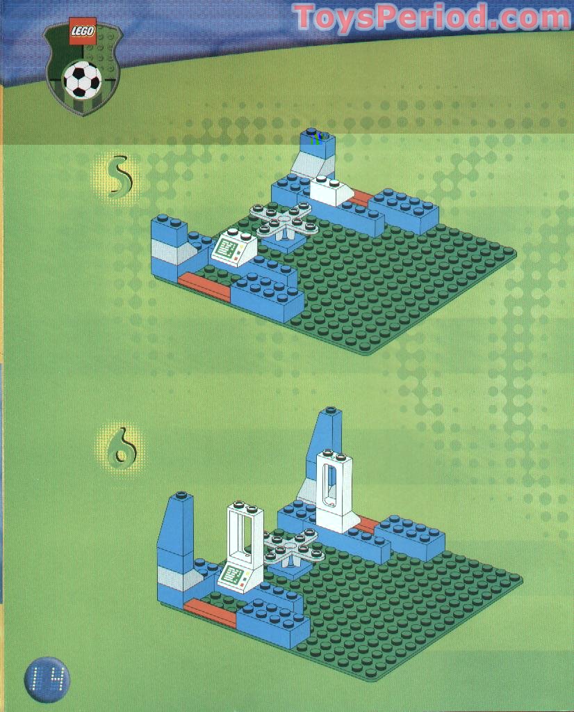 LEGO 3408 Super Sports Coverage Instructions and Parts List