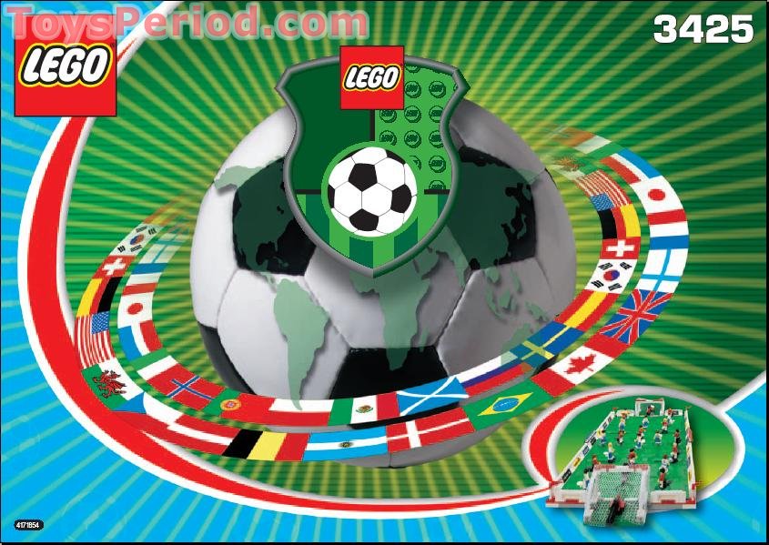 LEGO 3425-2 Grand Championship Cup Instructions and Parts List