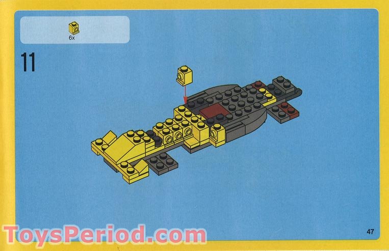 LEGO 4939 Cool Cars Instructions and Parts List