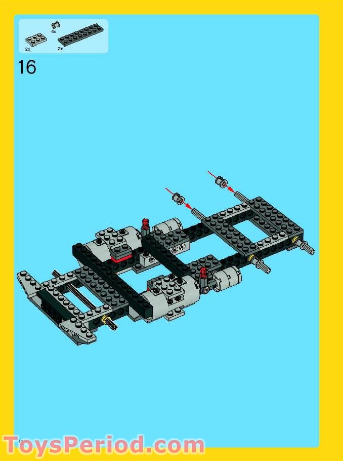 LEGO 4955 Big Rig Instructions and Parts List