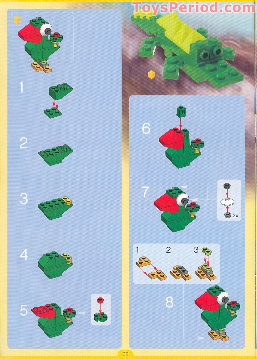 LEGO 4101 Wild Collection Set Parts Inventory and Instructions - LEGO ...