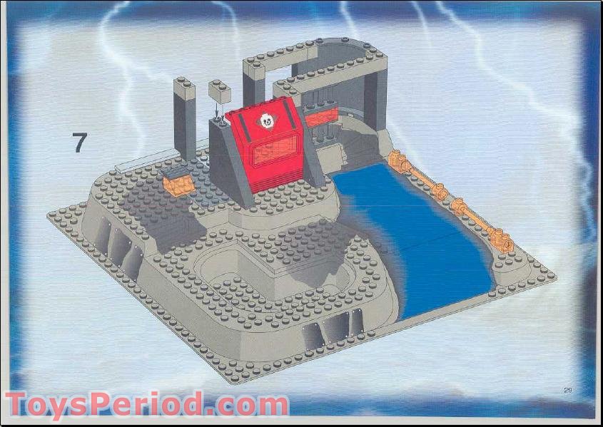 LEGO 6776 Ogel Control Center Instructions and Parts List