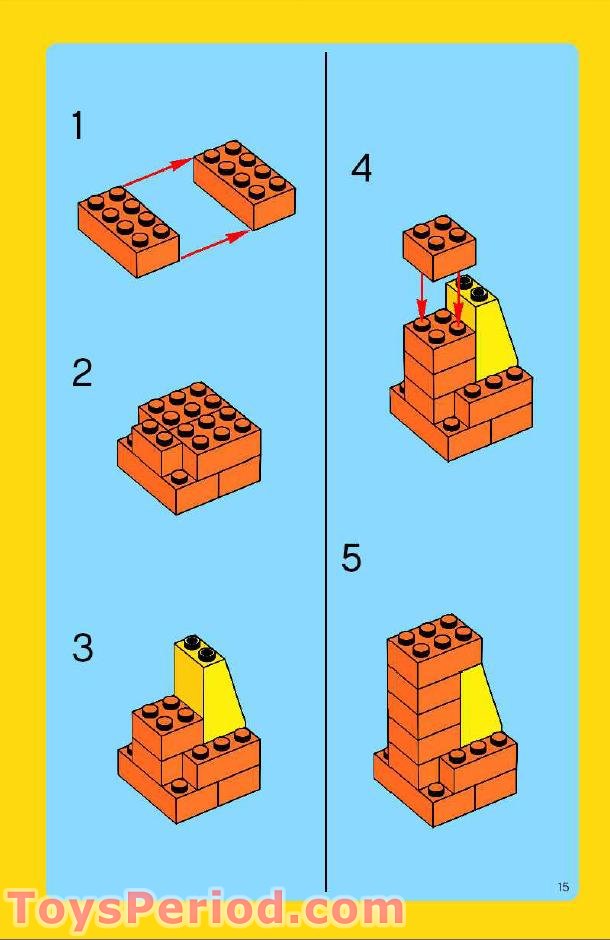 LEGO 6186 Build Your Own LEGO Harbor Instructions and Parts List